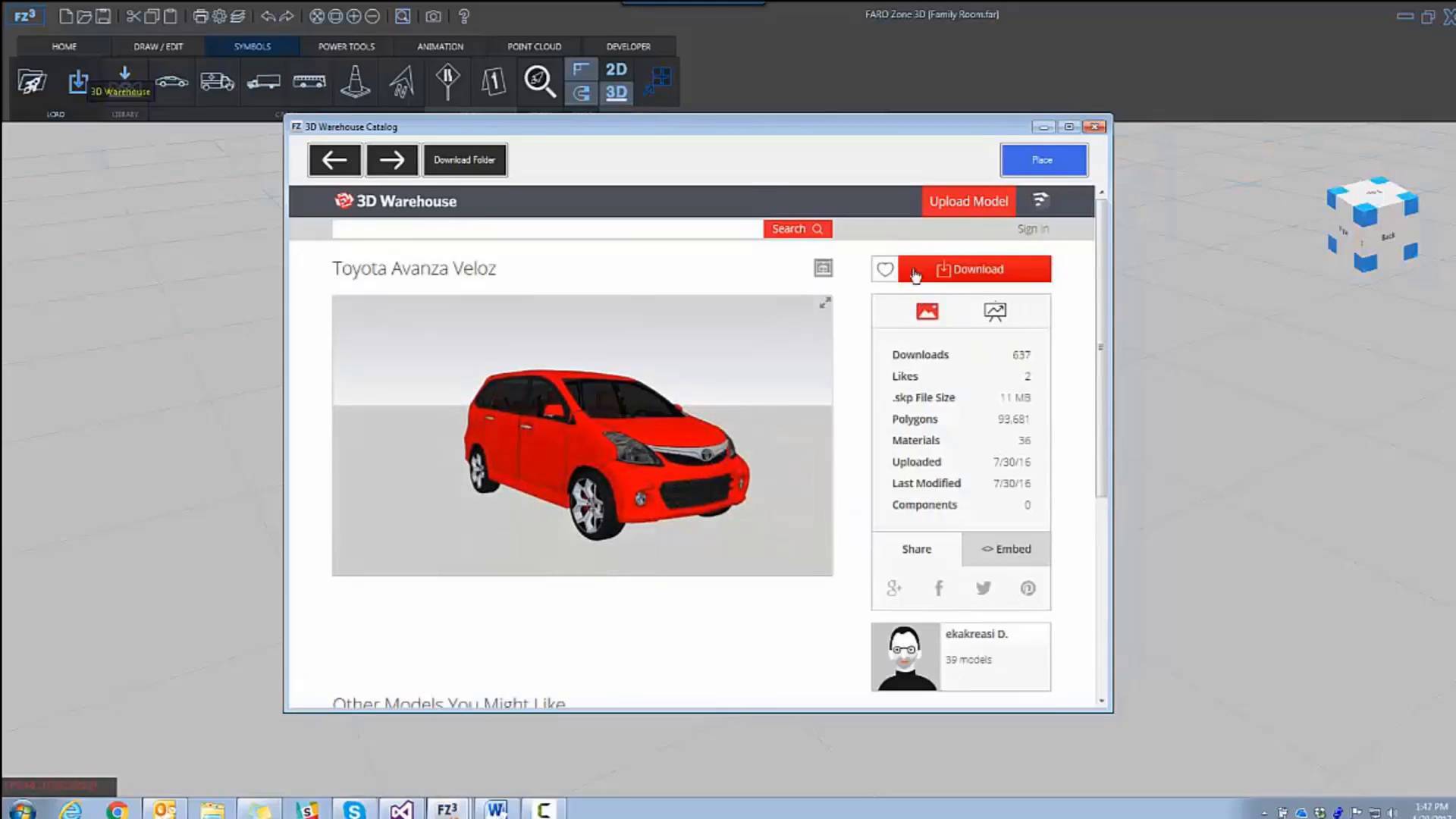 3D models in FARO Zone 3D | Video | FARO
