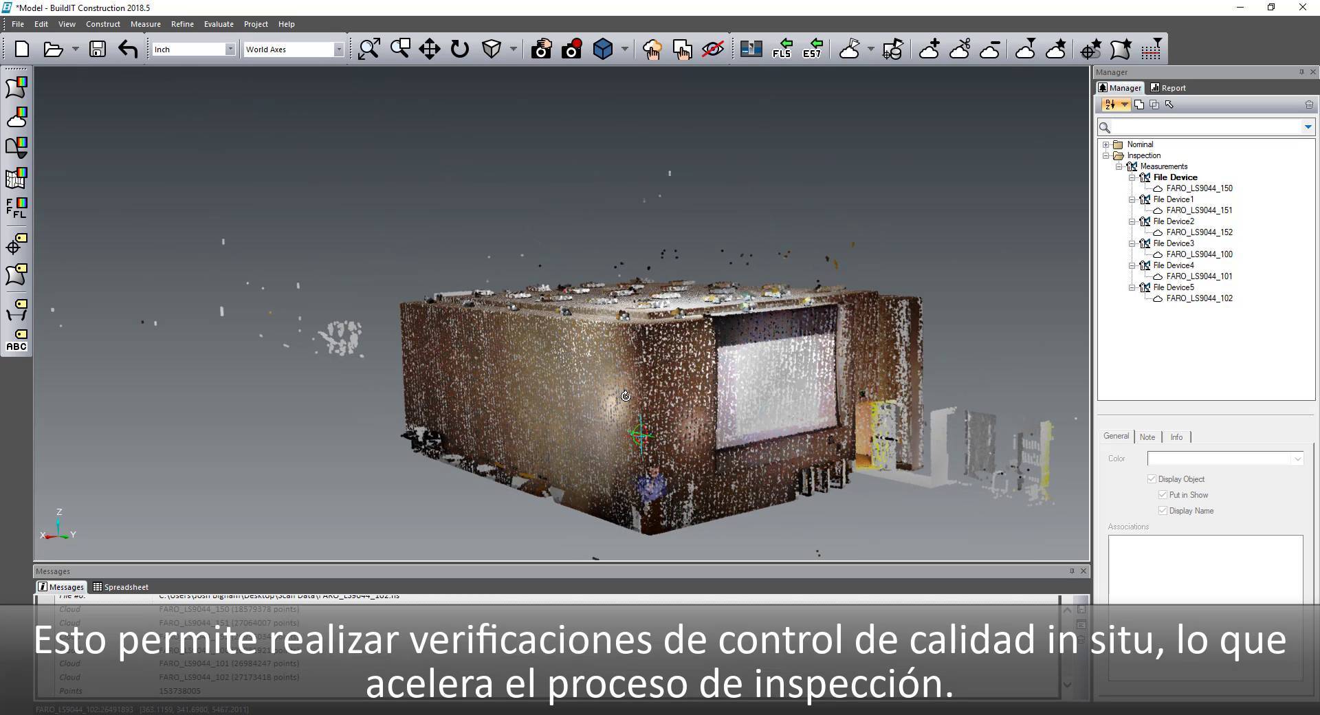 Novedades de BuildIT Construction 2018.5 | Video | FARO