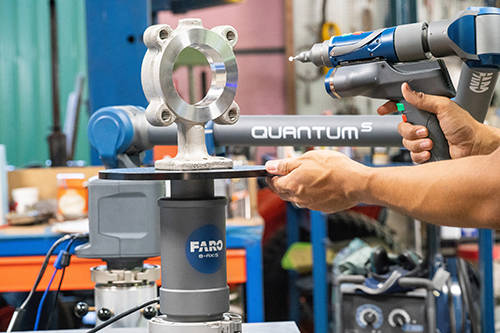 Größere Reichweite: 8-Axis Arm ermöglicht schnelleres Messen mit ...