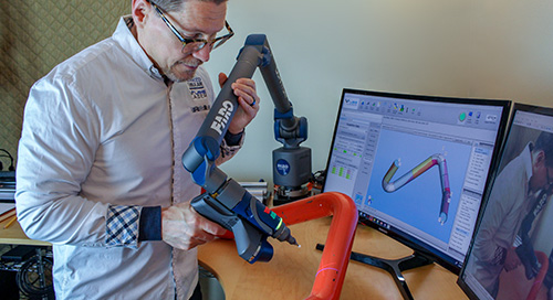 VTube & Quantum Arm: winning combination for tube measuring | Case ...