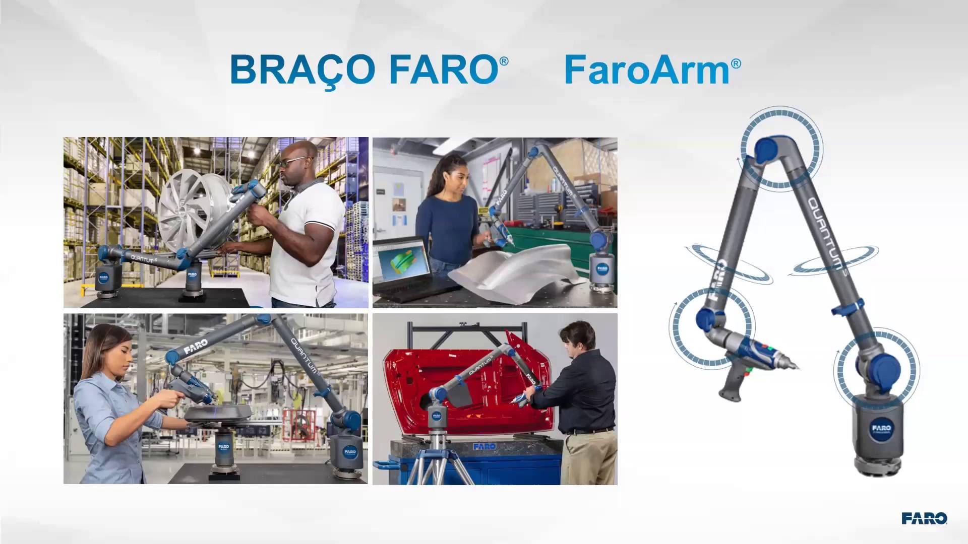 Reduza o tempo de inspeção e aumente a precisão com o FaroArm e 8-Axis ...