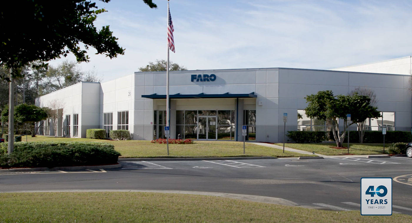FARO® celebrates 40 years of connecting the virtual and physical worlds