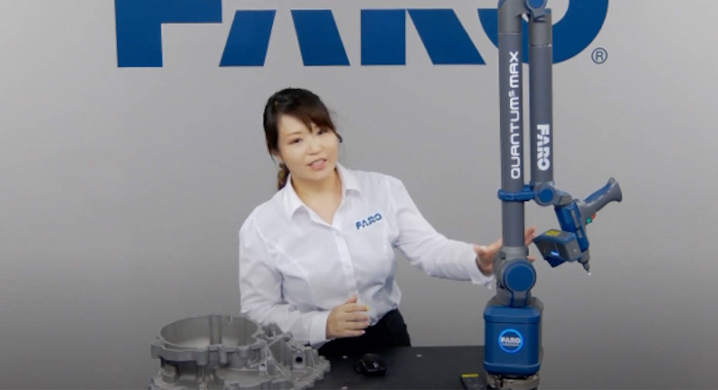 FARO 8 Axis Maxを使ったスキャニングと接触測定の可能性 | 動画 | FARO
